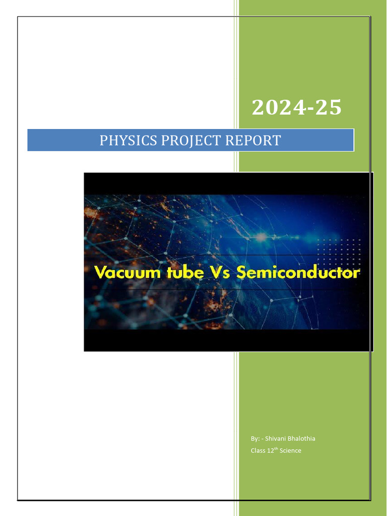 Vacuum Tubes vs. Semiconductors Explained | PDF | Vacuum Tube | Transistor