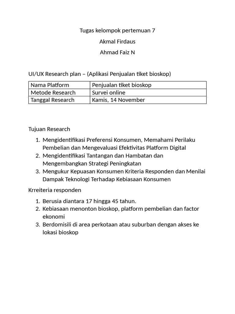 Penyajian Tugas Ui Ux | PDF