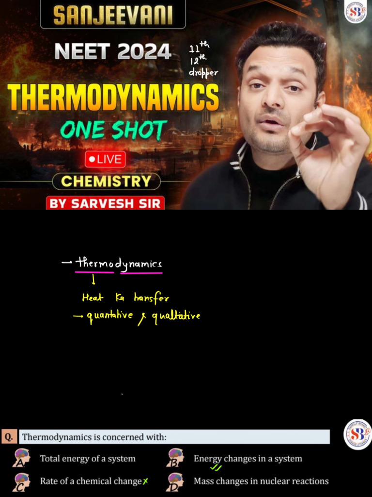 Thermodynamics One Shot - 3261 - 1706184508469 | PDF