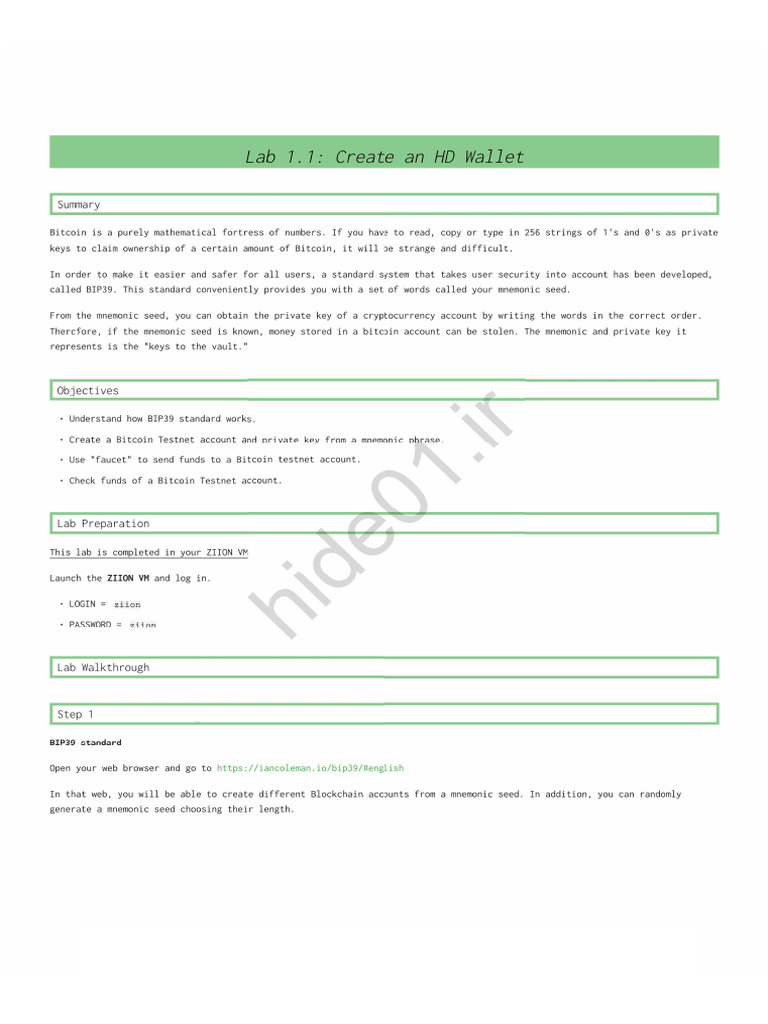LAB-1 Blockchain | PDF