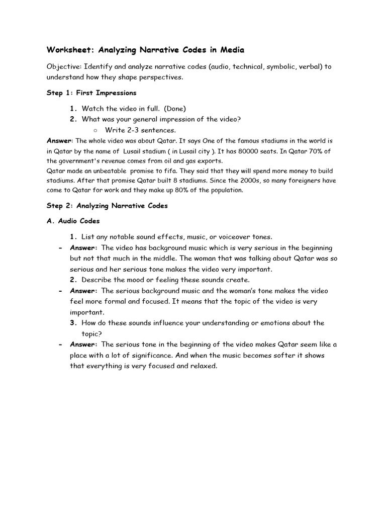 Gp Worksheet | PDF | Human Communication
