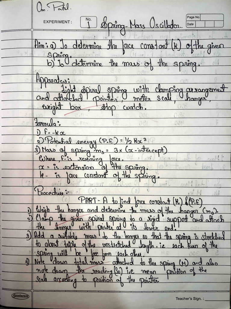 Physics journal write-up | PDF