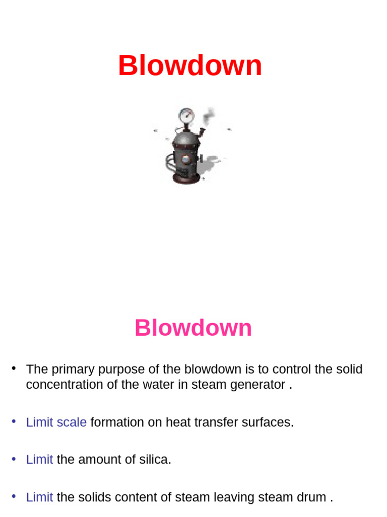 Blowdown | PDF | Boiler | Water