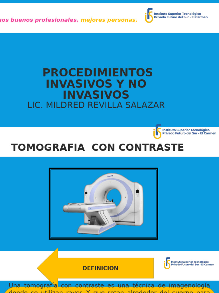 Tomografía con Contraste: Usos y Riesgos | PDF | Ct Scan | Alergia