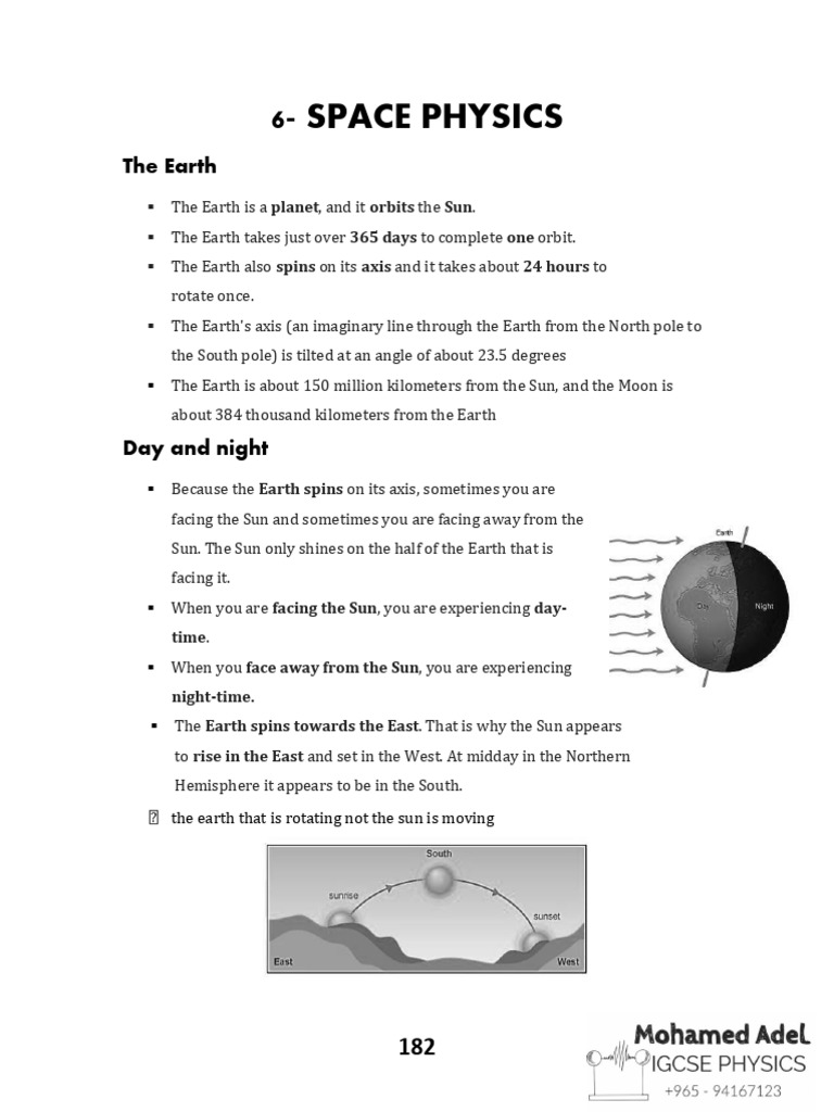 Earth and Space Physics Overview | PDF | Stars | Orbit