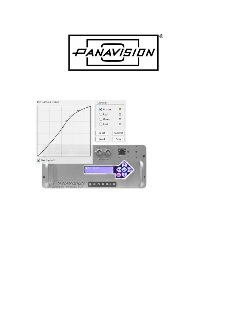 Panavision Gamma GDP Manual V 144 A | PDF | Adobe Photoshop | Rgb Color ...