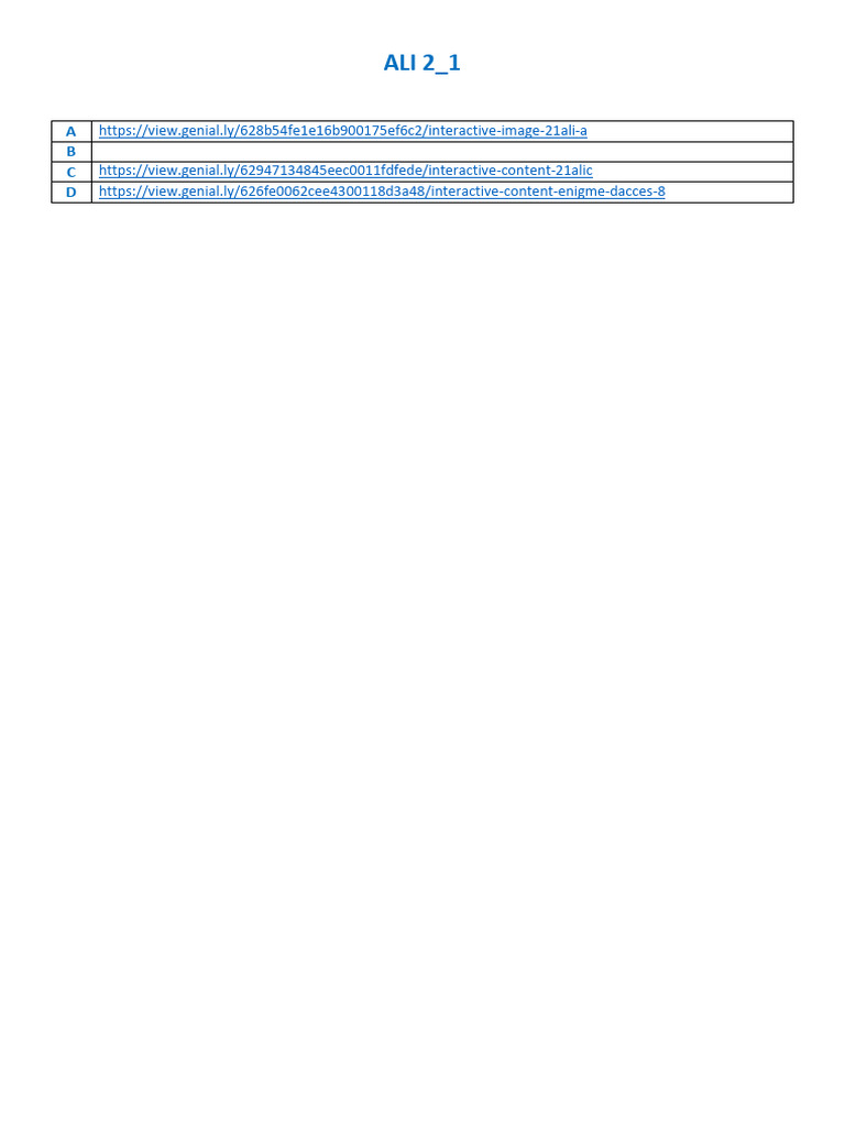 Interactive Content Links | PDF
