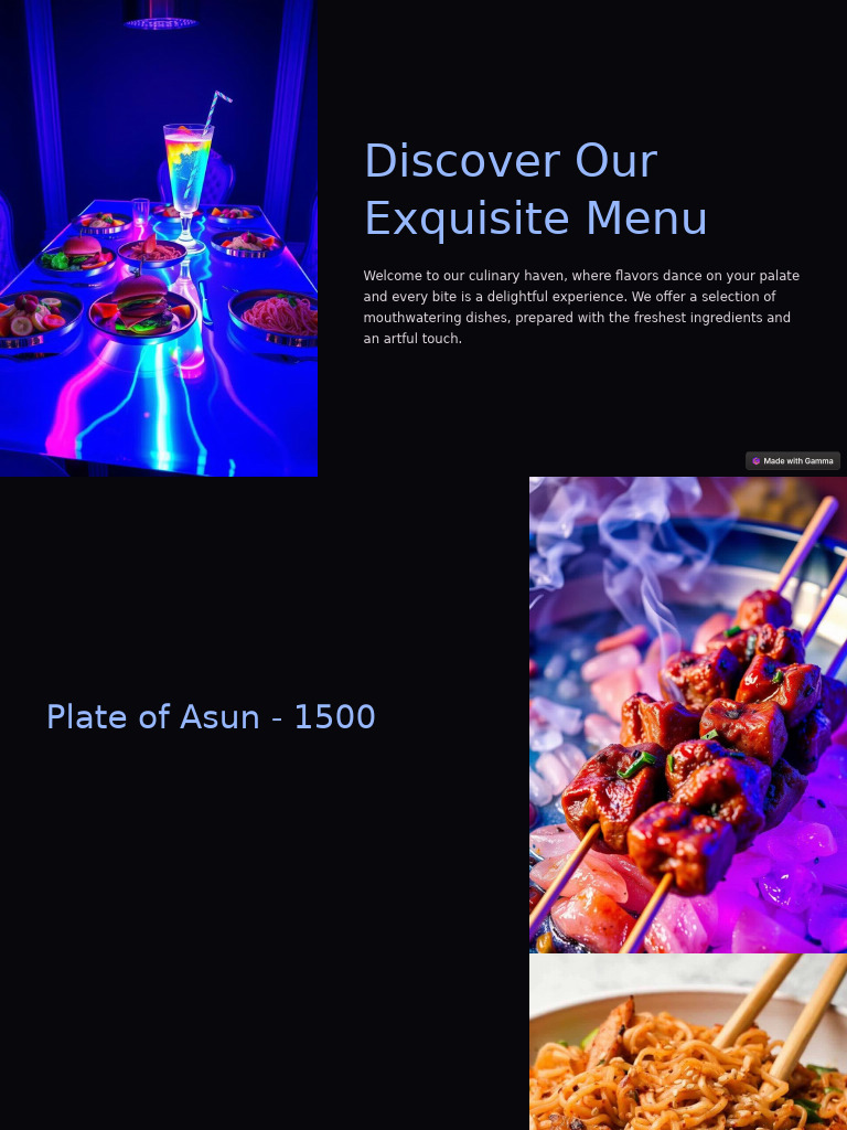 Discover-Our-Exquisite-Menu | PDF