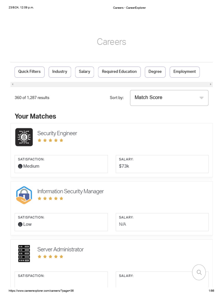 Top Careers | PDF | Engineering