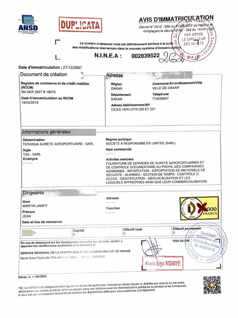 20230911-Tsa-ninea Mis a Jour. | PDF