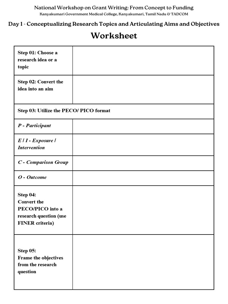 RQ Worksheet | PDF