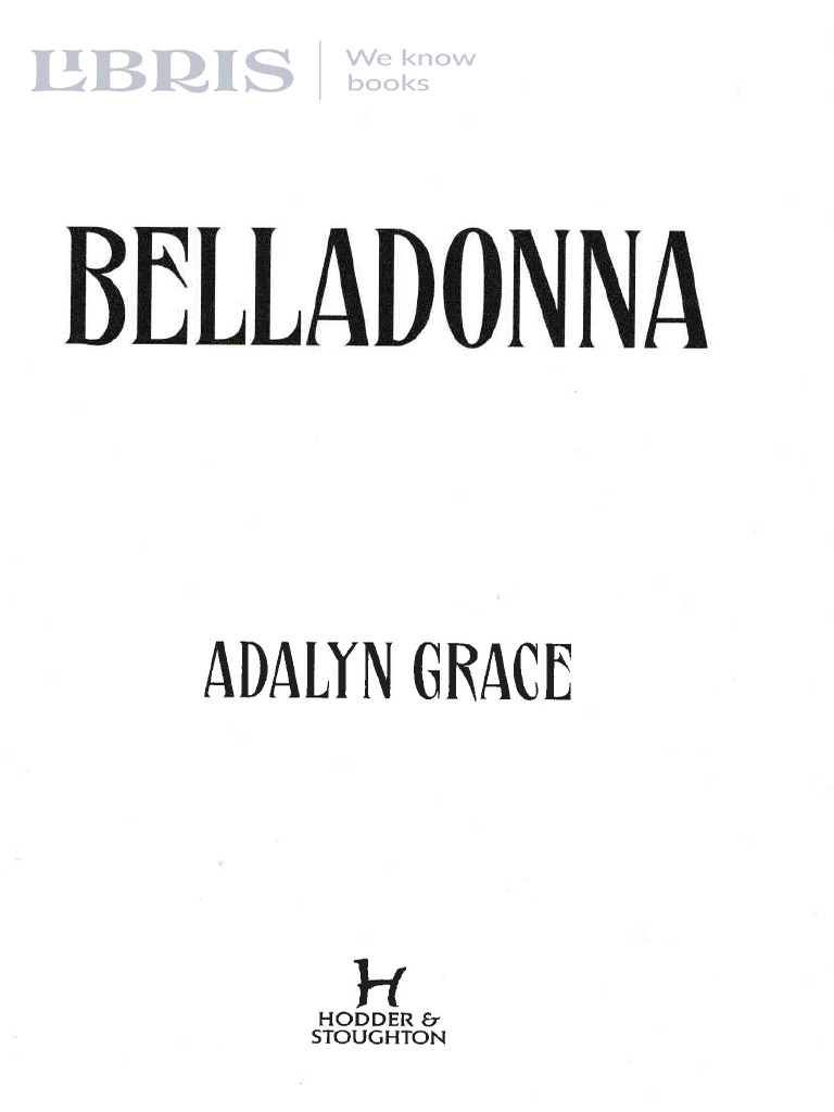 Belladonna. Belladonna 1 - Adalyn Grace | PDF