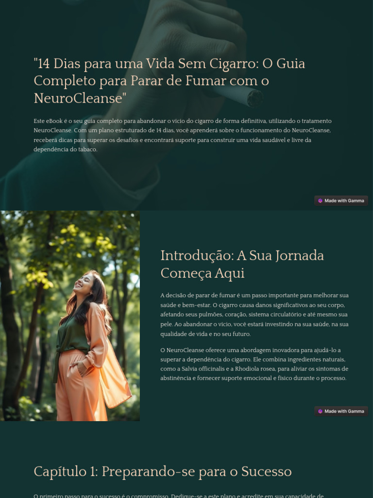 14 Dias para Uma Vida Sem Cigarro O Guia Completo para Parar de Fumar ...