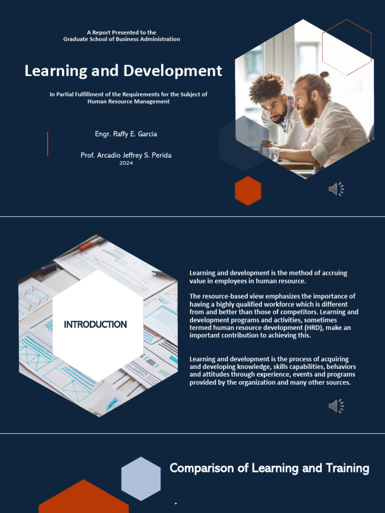 HRM - Learning and Development by Engr. Raffy Garcia | PDF | Learning | Human Resources