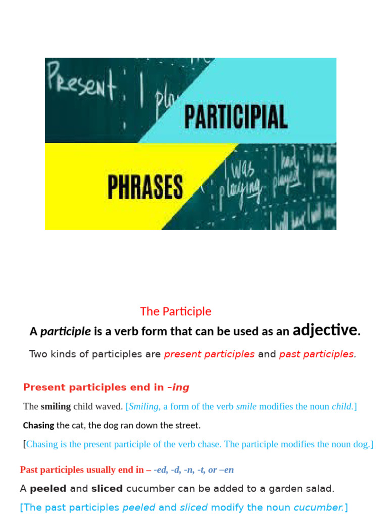 58 Participial Phrase | PDF