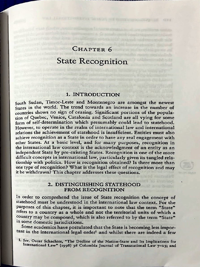 State Recognition | PDF | Public Sphere | Government