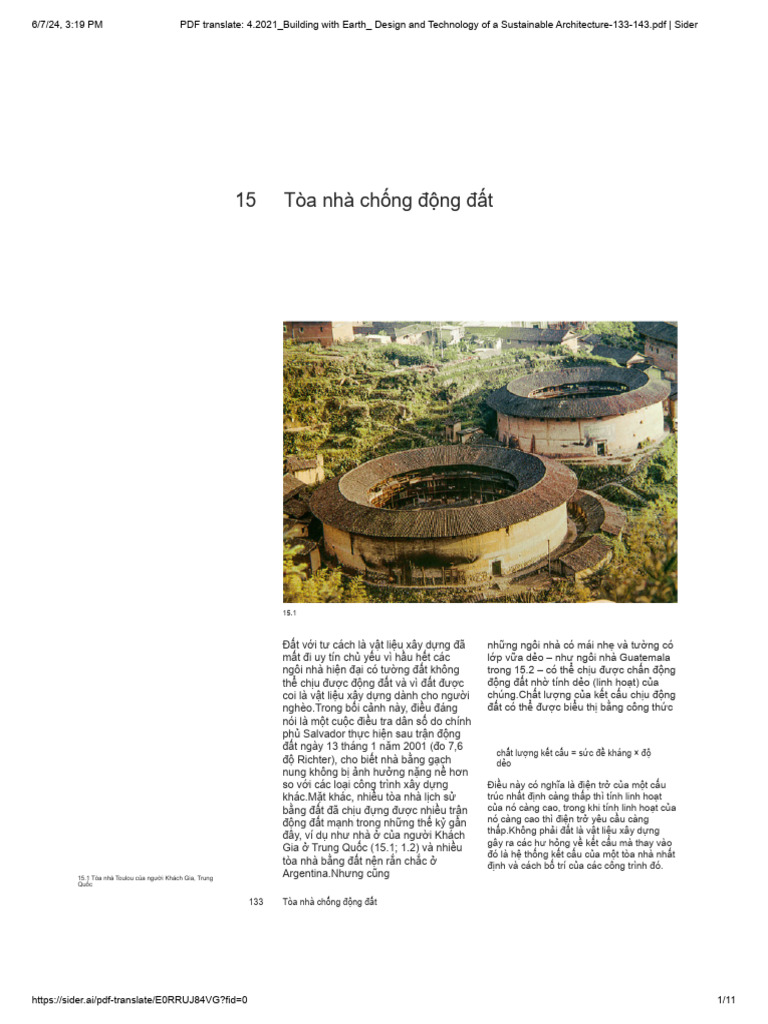 PDF Translate - 4.2021 - Building With Earth - Design and Technology of ...