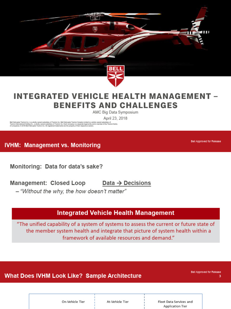 Integrated Vehicle Health Management Technology | PDF | System ...