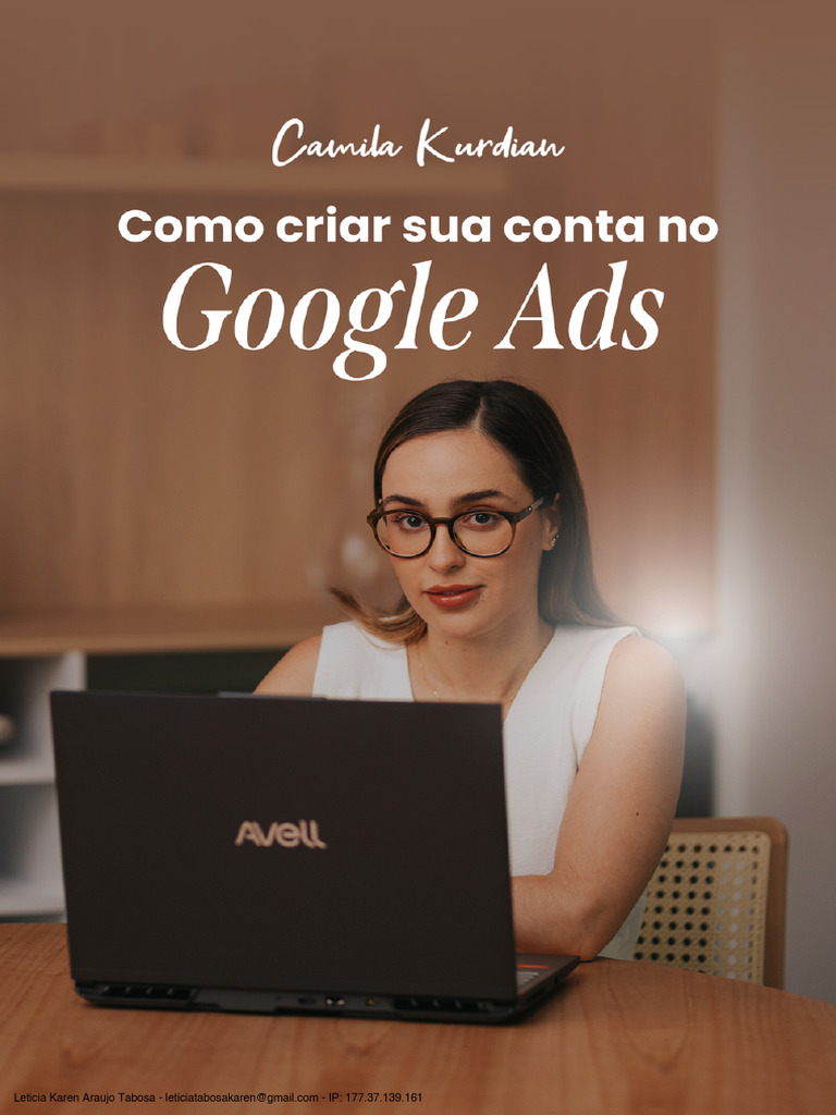 Como criar sua conta no Google Ads Camila Kurdian | PDF