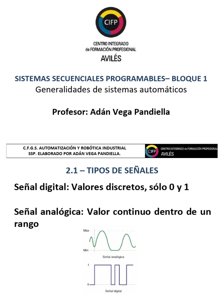 Bloque 1 Ssp | PDF | Controlador lógico programable | Automatización