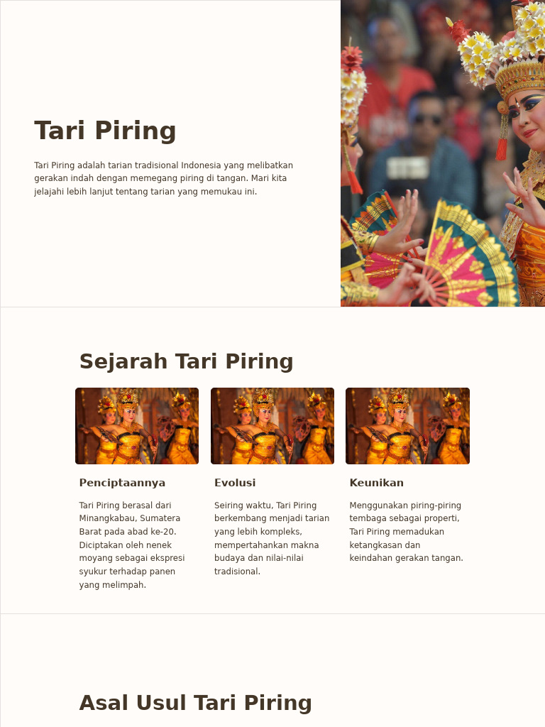 Tari-Piring Kelompok 1 | PDF