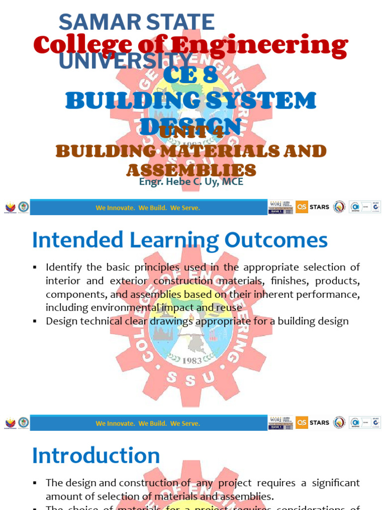BSD_Unit4 (1).pptx | PDF | Life Cycle Assessment | Building Materials