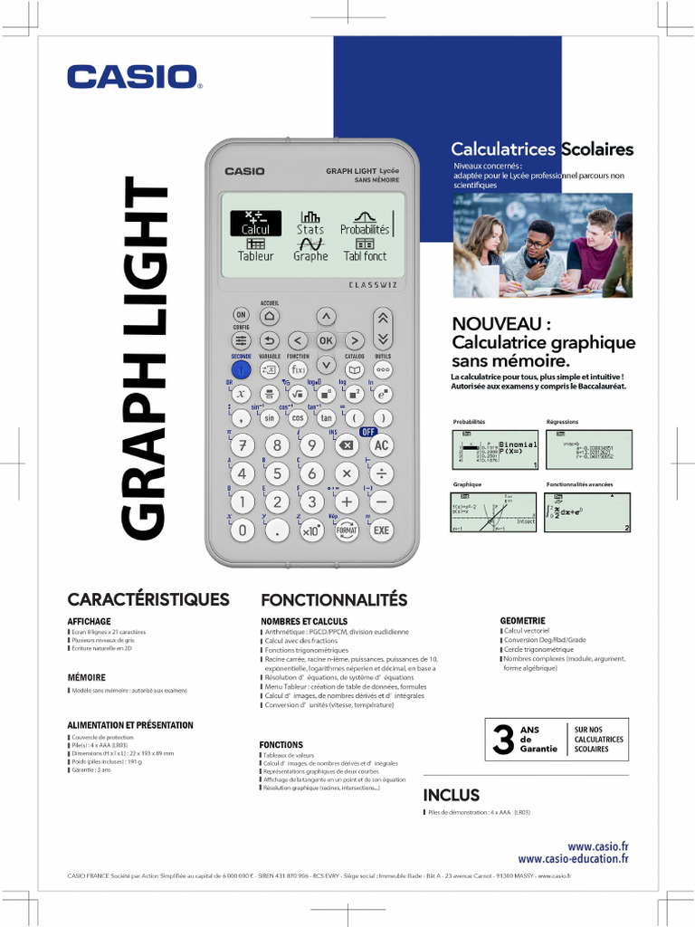 Casio Graph Light | PDF
