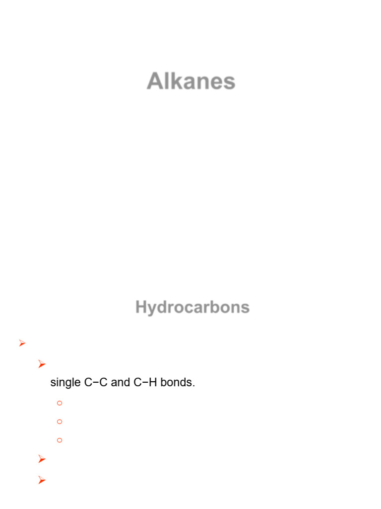 2 Alkanes, Radical Halogenation | PDF | Conformational Isomerism | Alkane