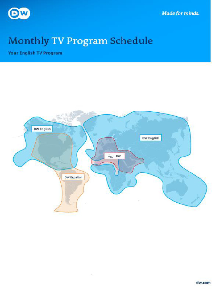 DW English TV Program Schedule 2025-01 | PDF | Irritable Bowel Syndrome ...