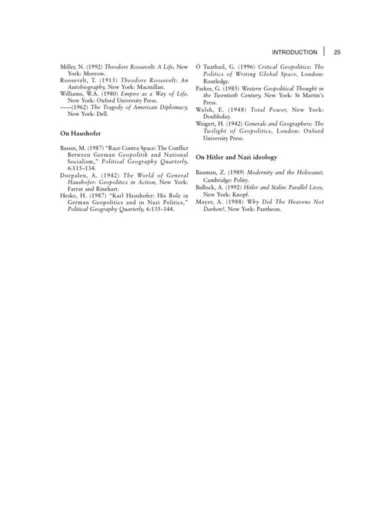 Haushofer - in Defense of German Geopolitics | PDF | Europe | Geopolitics