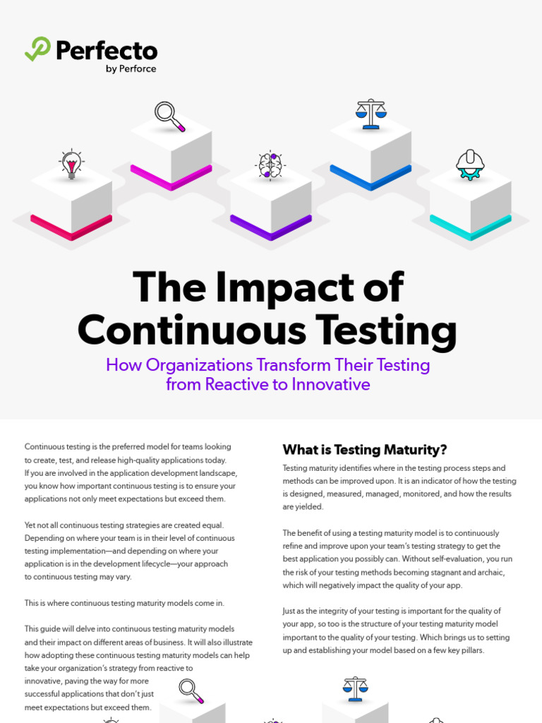Ebook PFT Testing Maturity Models | PDF | Software Testing | Software ...
