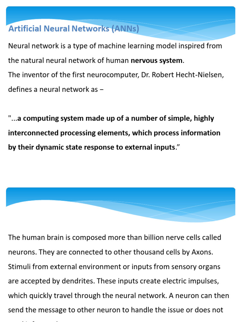 Understanding Artificial Neural Networks | PDF | Neuron | Artificial ...