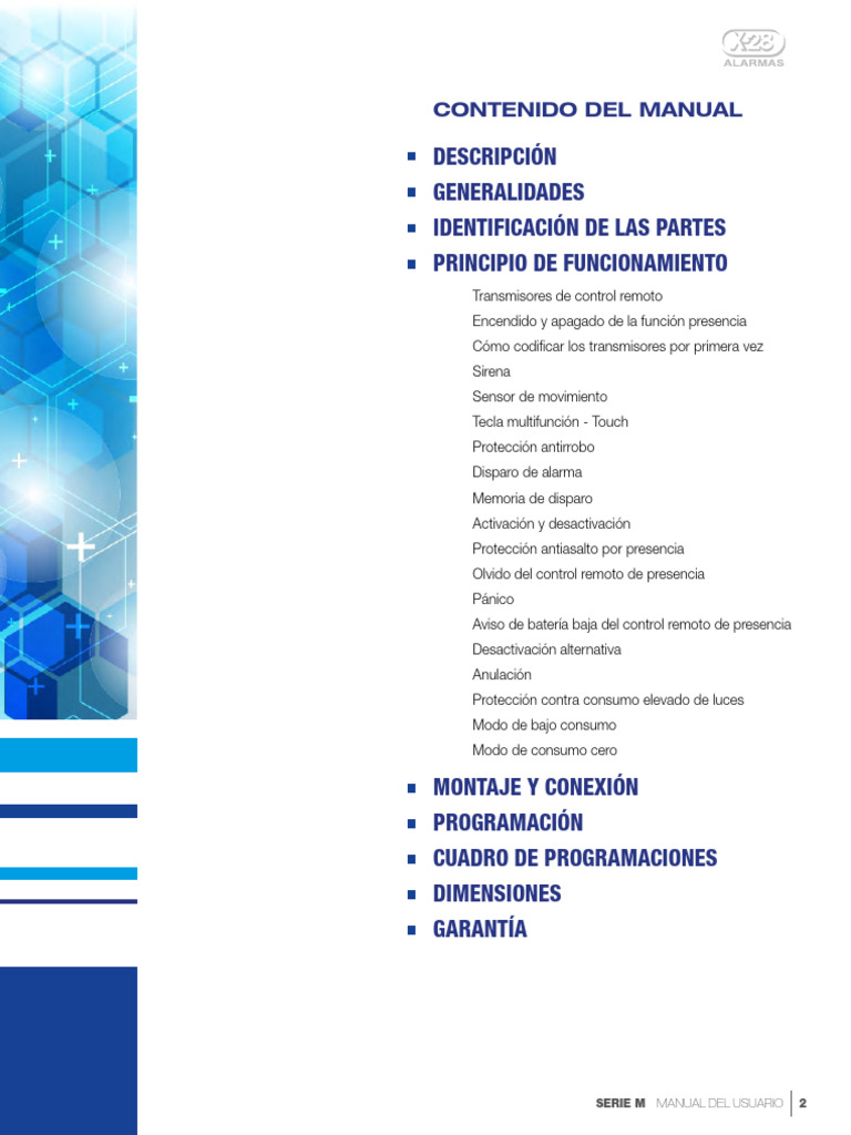 Manual Instalacion de Alarma x28 M10 Y M20 ZUK | PDF | Control remoto | Sonido