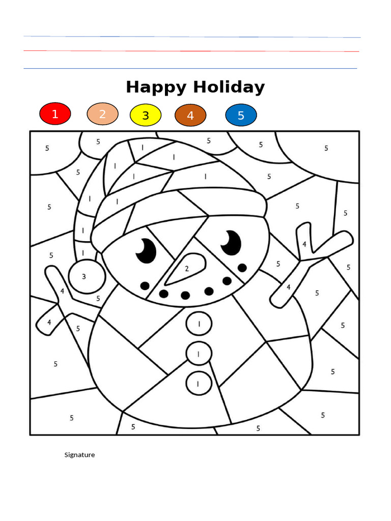Activity - Esp - Coloring Sheet With Legend | PDF