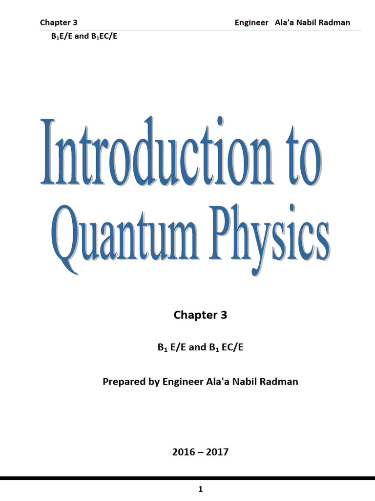 Quantum Physics | PDF | Electromagnetic Radiation | Photoelectric Effect
