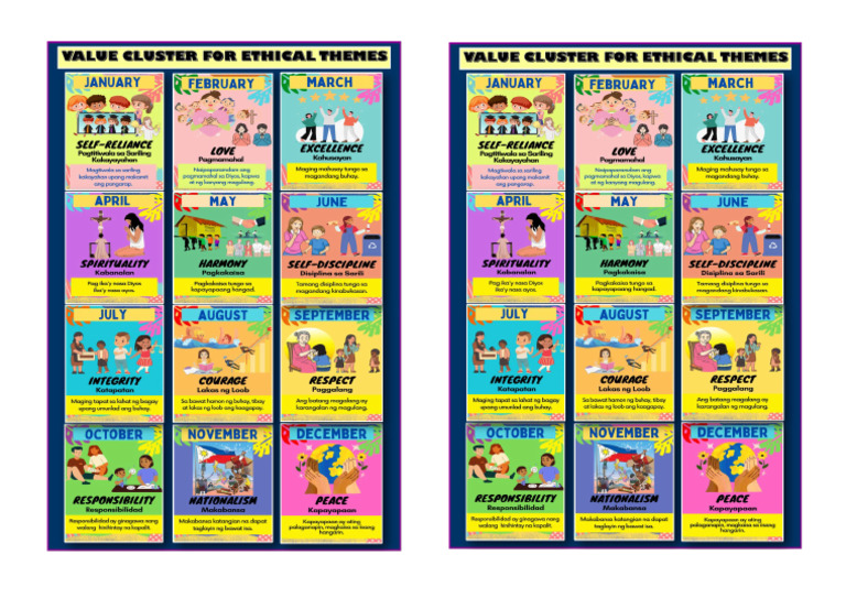 VALUE CLUSTER Ready To Print Students | PDF