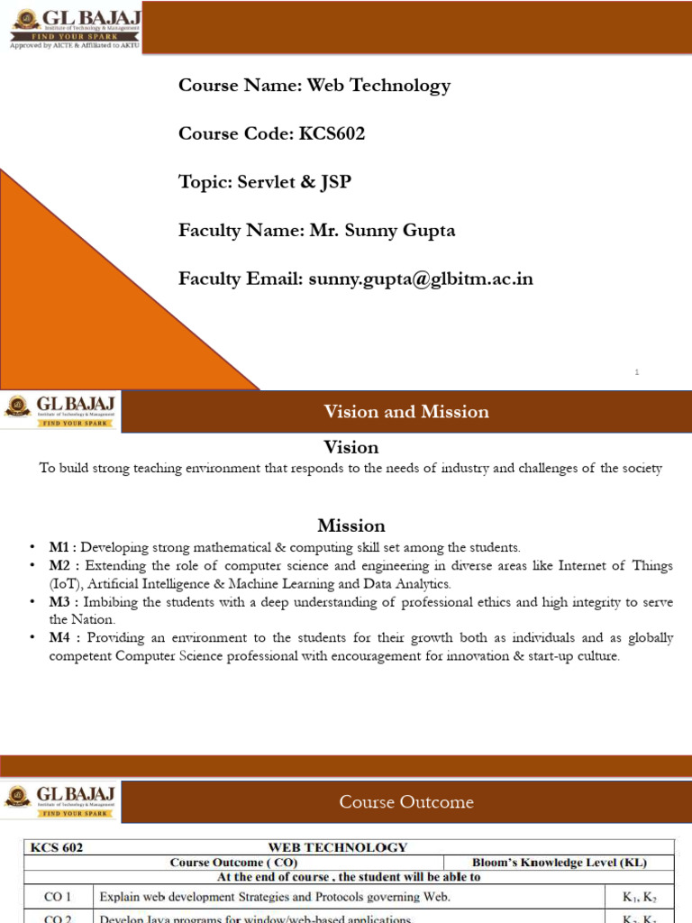 servlet-jsp-(unit-5) | PDF | Web Server | Internet & Web servlet-jsp-(unit-5) | PDF | Web Server | Internet & Web