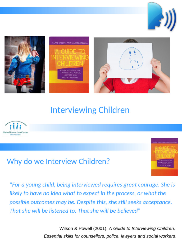 Interviewing Children 2014 | PDF | Psychological Concepts | Cognition