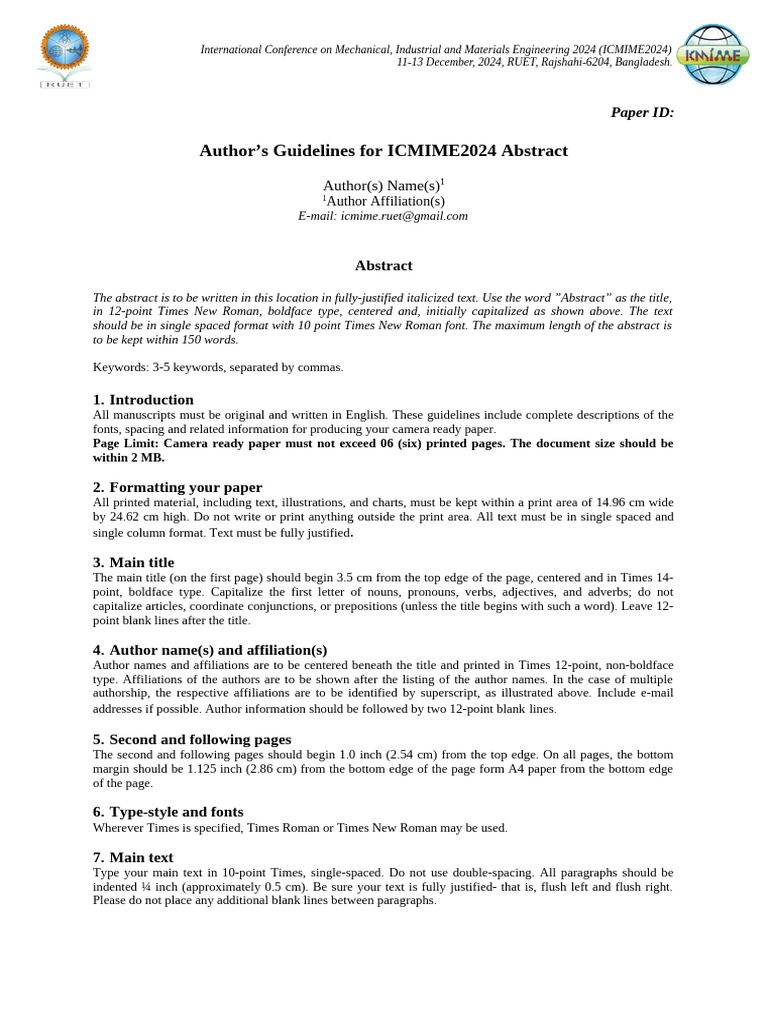 Final Full Paper Template ICMIME2024 | PDF | Linguistics | Grammar