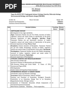 M.Sc. Botany Syllabus 2025 Overview | PDF | Botany | Life Sciences