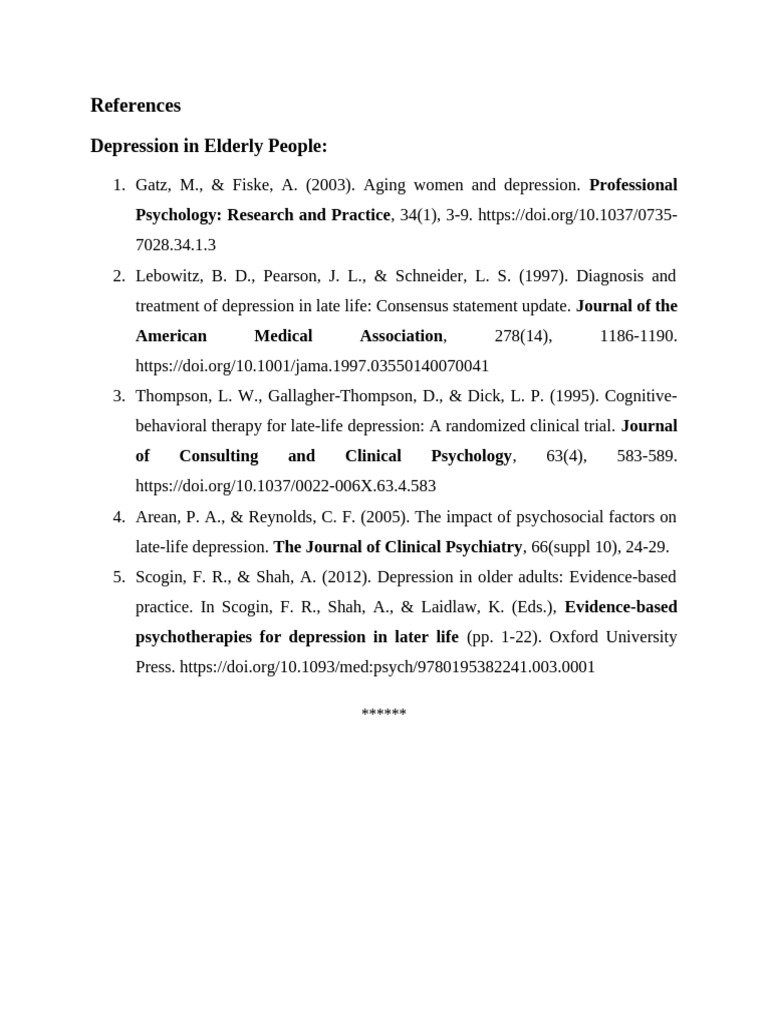 Depression | PDF
