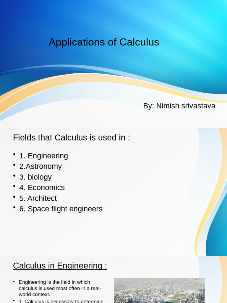 Applications_of_Calculus_ | PDF | Orbit | Calculus