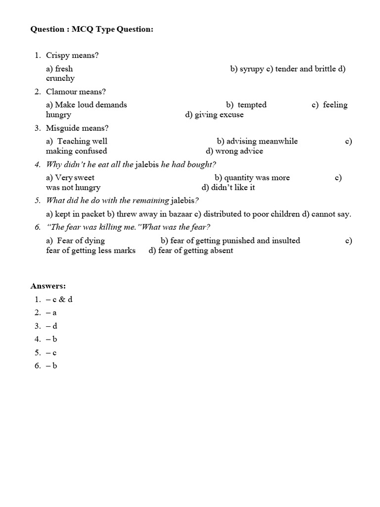 MCQ 3 | PDF