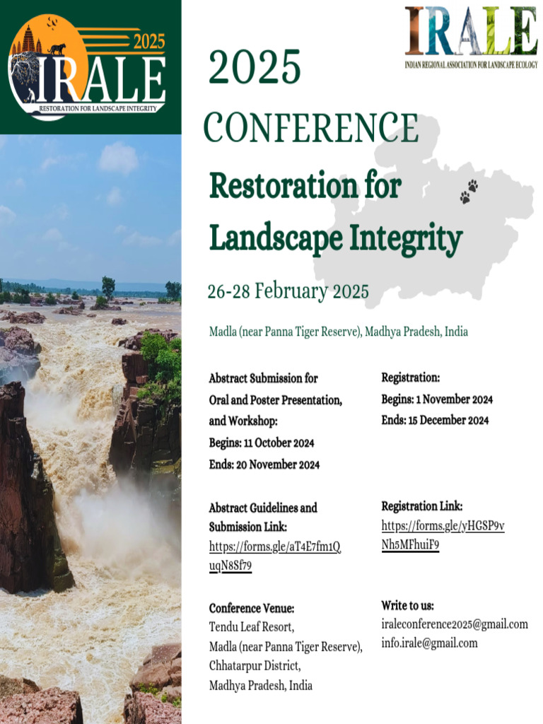 IRALE 2025 CONFERENCE - First Flyer | PDF | Restoration Ecology ...
