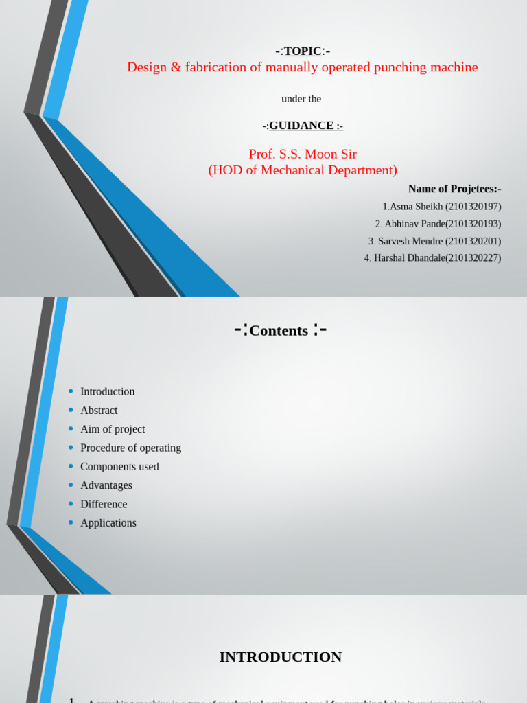 CPP Report Ppt | PDF | Machines | Secondary Sector Of The Economy