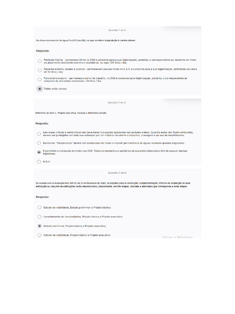 MOD06-Atividade Prévia Hidro | PDF