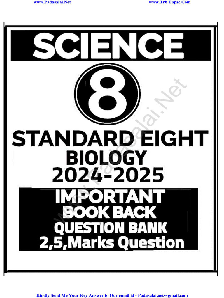 8th Science Important 25 Mark Book Back Questions English Medium PDF ...