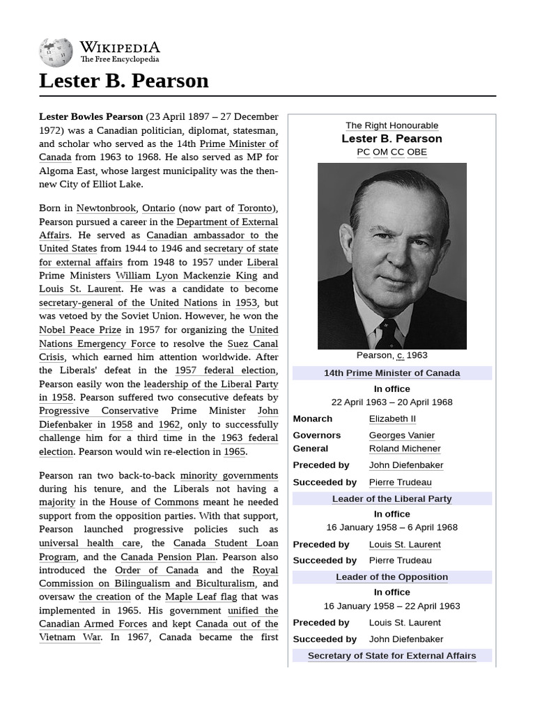 Lester_B._Pearson | PDF | Canada | Government