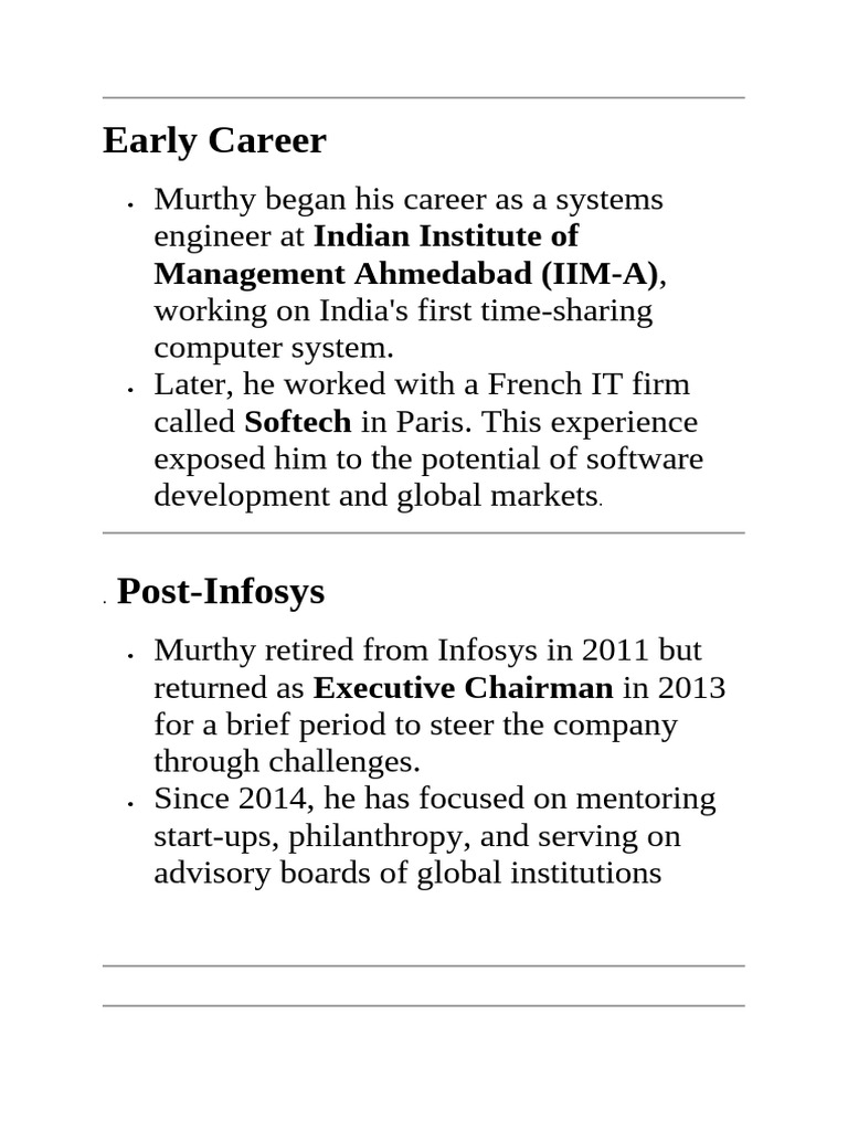 Narayana Murthy's Leadership Legacy | PDF | Economies | Business