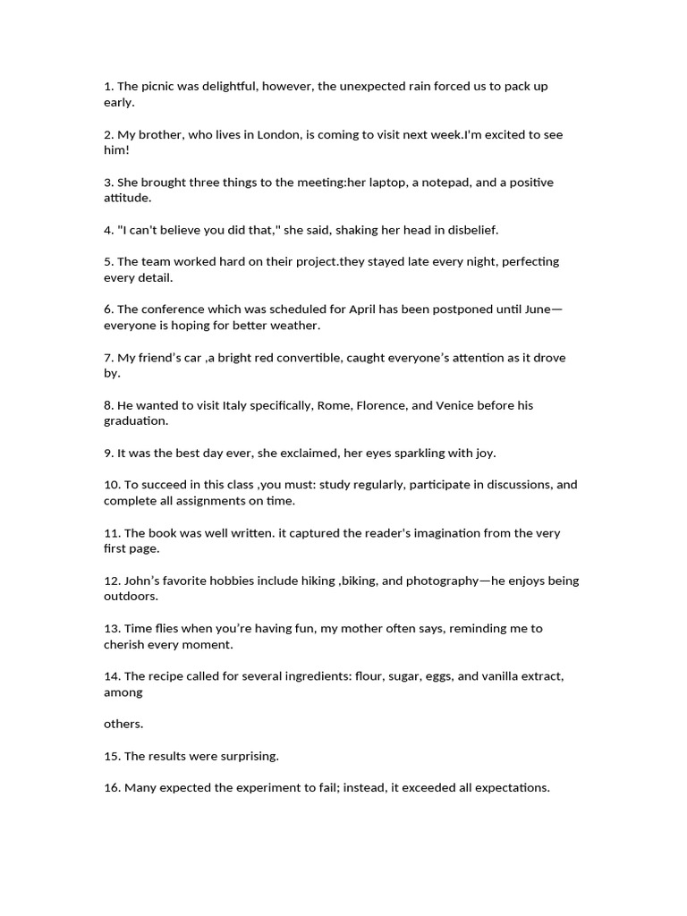 Sat Rules For English | PDF